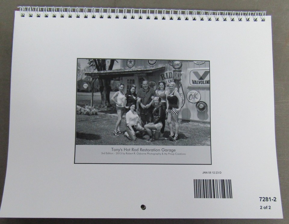 Good For 2026 Tony's Garage Pinup Hot Rod Auto Girls Calendar | eBay