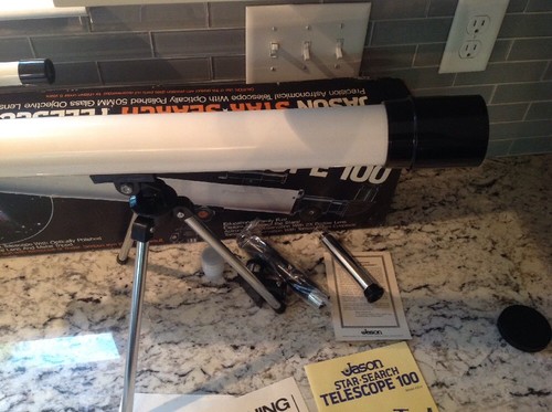 Jason Telescope 100 Model STAR SEARCH 100 Original Box Complete Nice ...