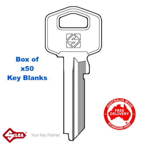 SILCA Keyblanks-Box Of Fifty- GAINSBOROUGH / TESA,Key Blank-Free ...