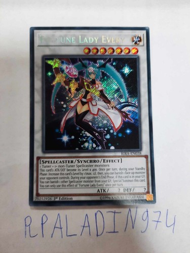 Yu-Gi-Oh! Fortune Lady Every RIRA-EN038 1st Edition Secrète rare | eBay