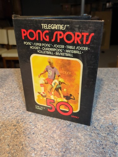 Atari 2600 Sears Tele-Games Pong Sports Rare Gatefold 1977 Complete in ...
