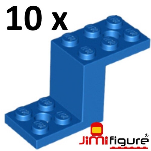 NEW 10 x LEGO 5x2x2 1/3 Step Bracket Blue 76766 Genuine Bulk Lot Bright ...