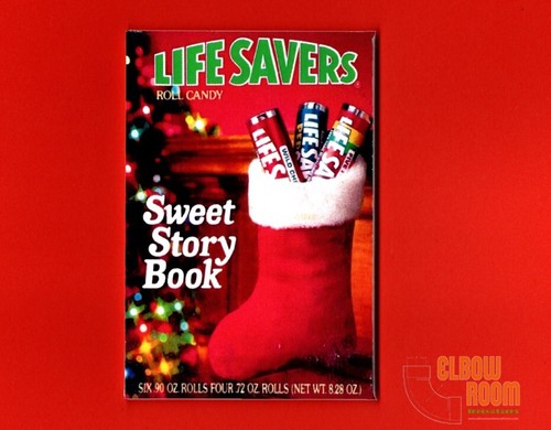 Life Savers vintage Christmas Sweet Story Book package art 2x3" fridge ...