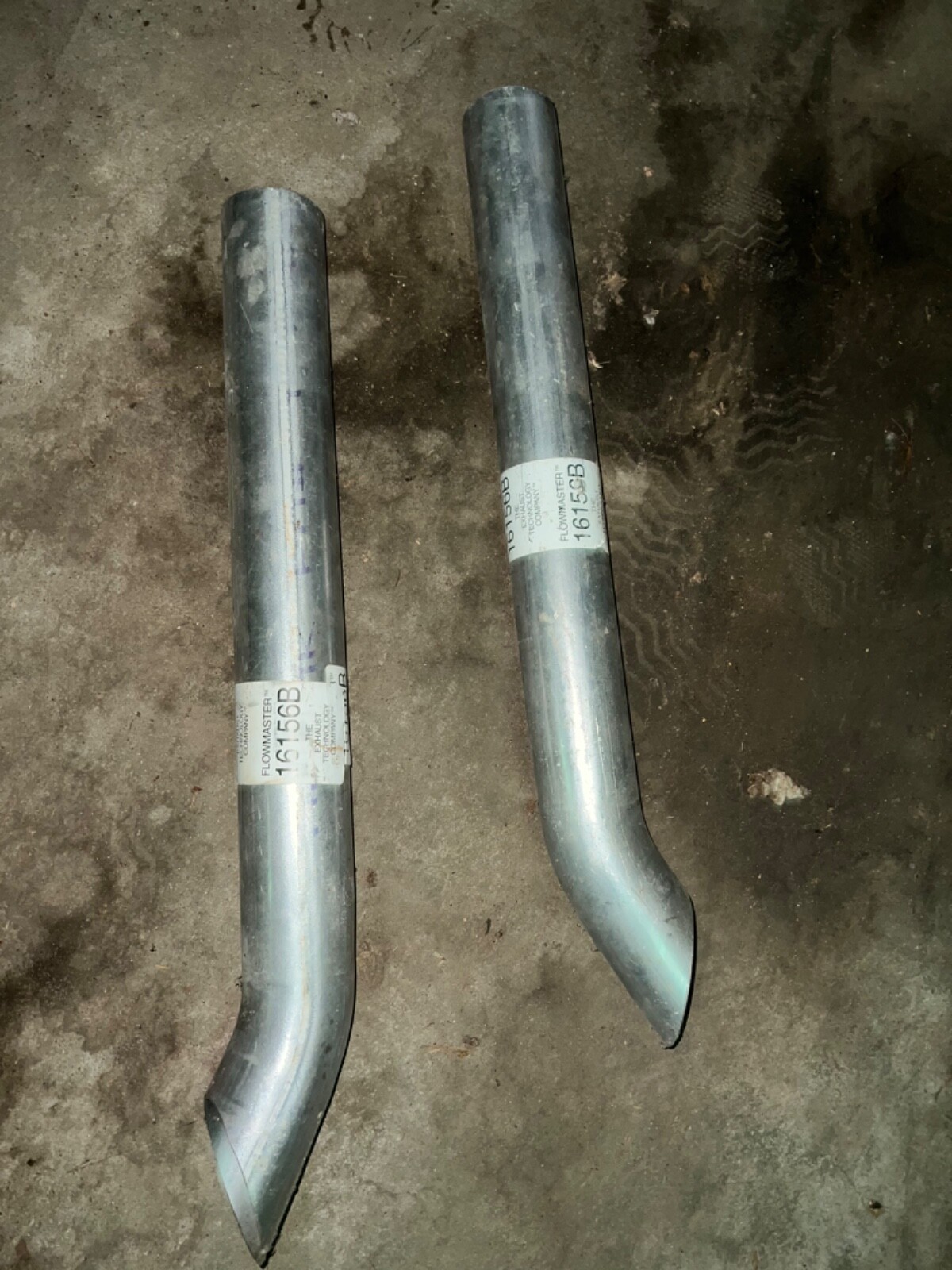 Flowmaster 16156B American Thunder Header Bent Exhaust Pipes 1964-1972 ...