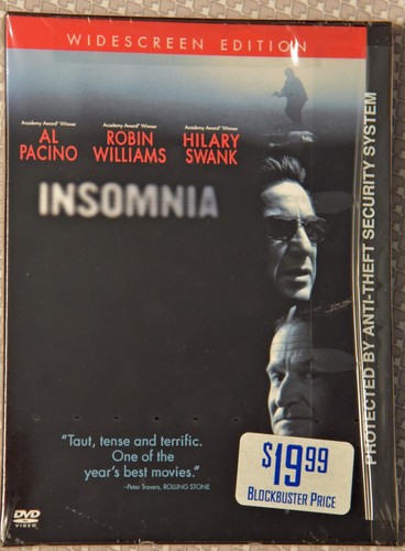 NEW- Insomnia DVD Al Pacino, Robin Williams, Hilary Swank & Maura ...