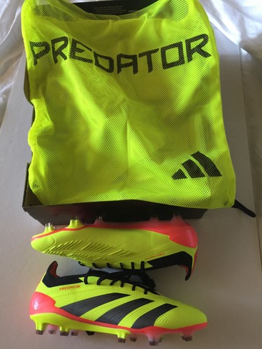 🔥Adidas PREDATOR ELITE LOW FG IF5441 Soccer Cleats Solar Yellow 2024 U ...