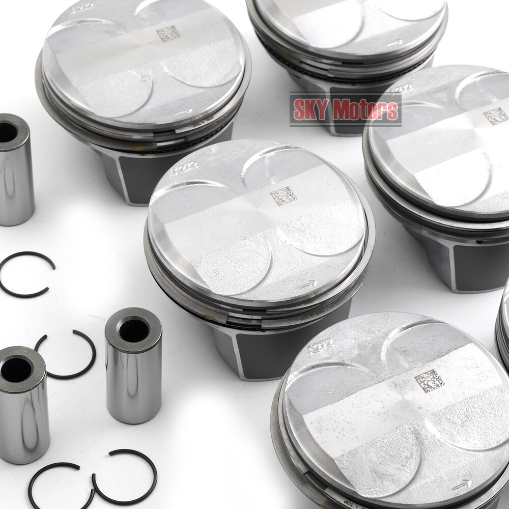 STD 6x Pistons Rings Set Φ88mm for 2.5L 3.0L M272 Mercedes-Benz E280 ...