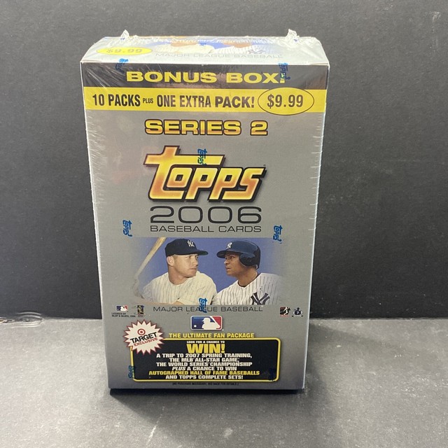 2006 Topps Baseball Series 2 Target 10 Pack Retail Box One Extra Pack ...