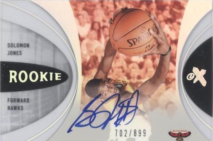 2006-07 Fleer EX - Rookie Solomon Jones #58 /899 (AU, RC) for sale ...