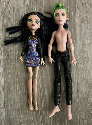 Monster High Doll BOO YORK Comet-Crossed Couple CLEO & DEUCE HTF Lot #2 ...