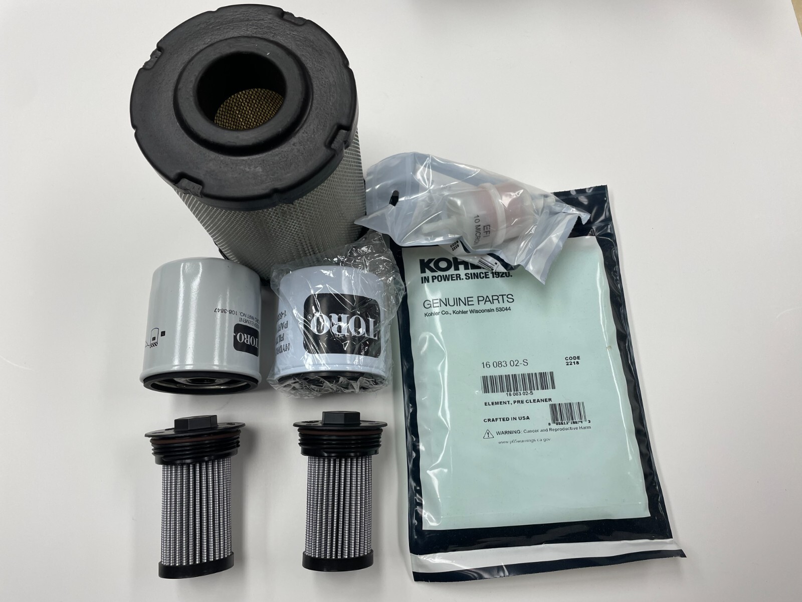 Filter Kit for Toro Tracked Mud Buggy Model 68138 and 68141 (tune up ...