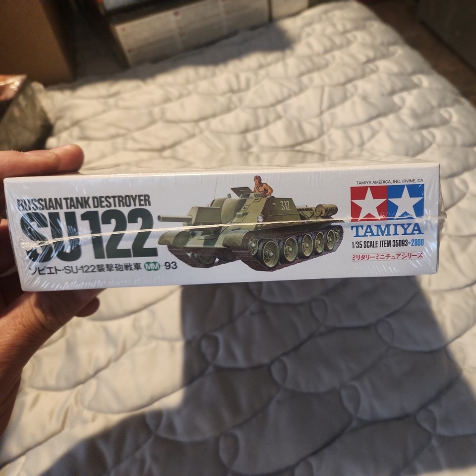 Tamiya - WWII Russian Tank Destroyer SU-122 - 1/35 - #35093 sealed | eBay