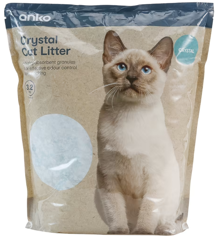 Cat Litter Crystal 3.2kg - Super Absorbent Odour Control Kitty Kitten ...