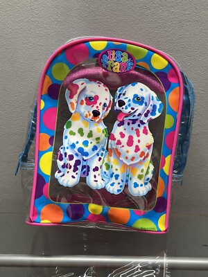RARE Vintage Lisa Frank Spotty & Dotty Clear Vinyl Mini Backpack Bag | eBay