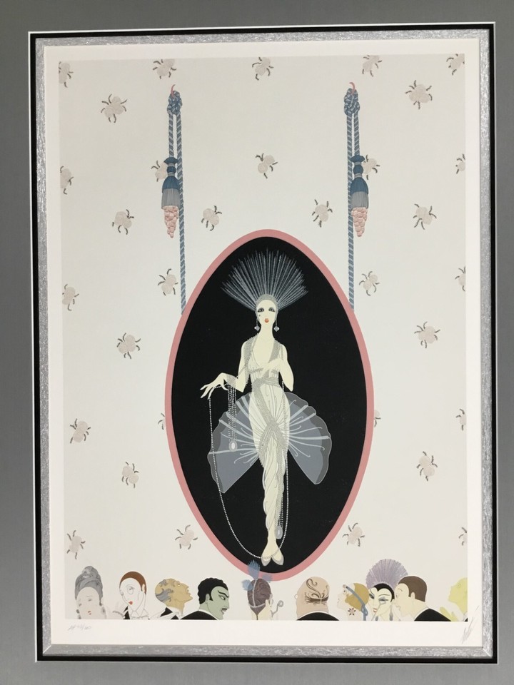 Erte The Portrait AP Signed & Numbered L/ED Lithograph FRAMED FREE ...
