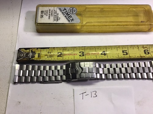 REDUCED T13 Metal Clasp Mens Wristwatch Band From Watchmaker Estate | eBay