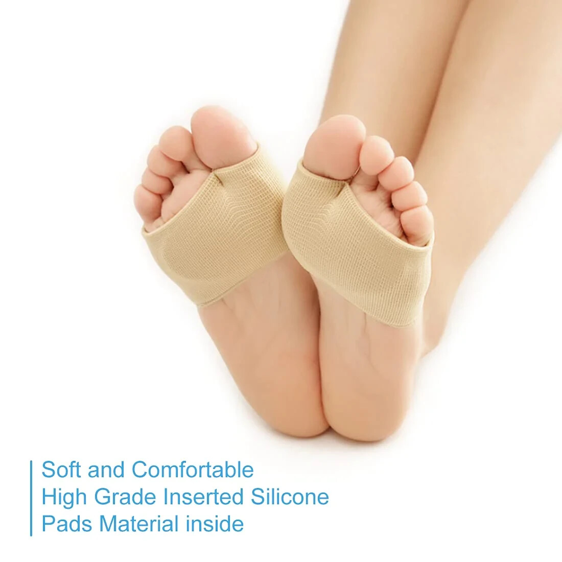 Gel Toe Protectors, Toe Sleeve Protection Ball of Foot Cushion Blisters ...