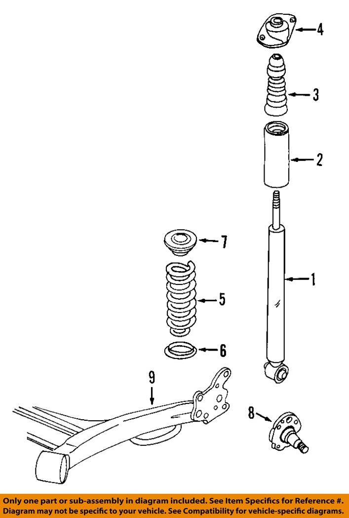 GM OEM Rear Suspension-Bumper 96494604 | eBay