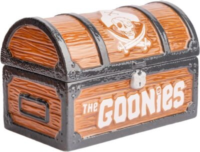 OFFICIAL THE GOONIES CERAMIC TREASURE CHEST COOKIE JAR BISCUIT BARREL ...