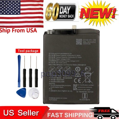 For Huawei Nova 2i RNE-L22 RNE-L02 Replacement Battery HB356687ECW ...