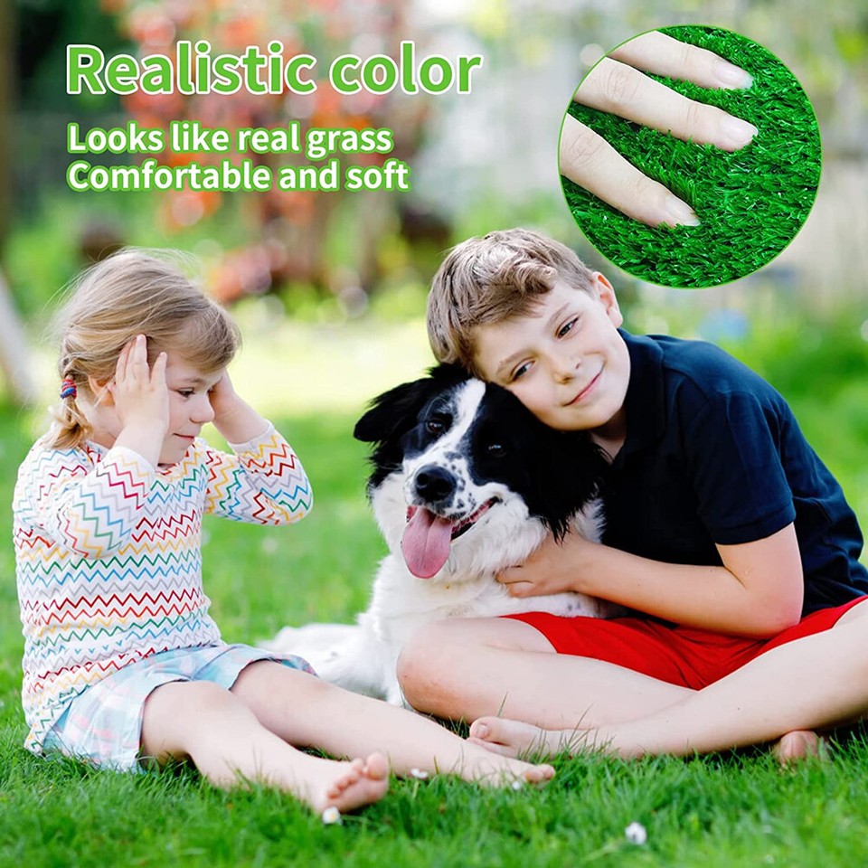 8x6.6FT Artificial Grass Mat Carpet Fake Synthetic Garden Landscape ...