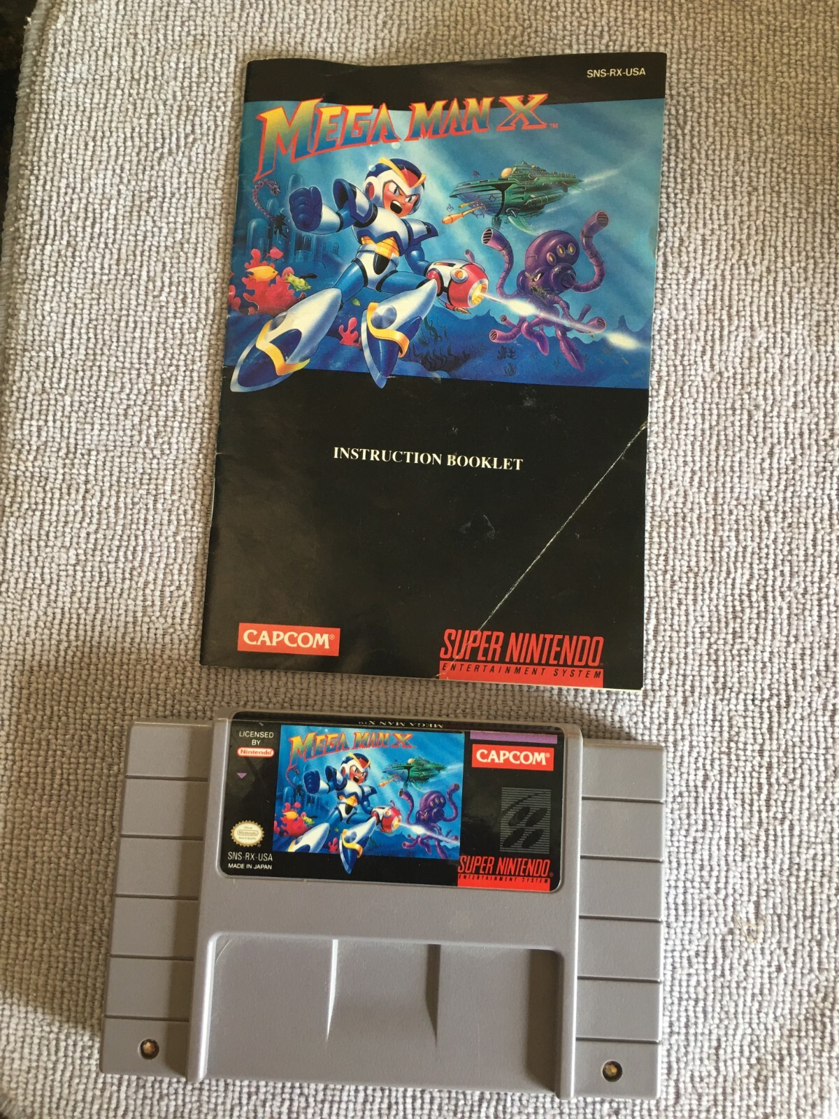 Mega Man X (SNES, 1994) With Manual TESTED/AUTHENTIC | eBay