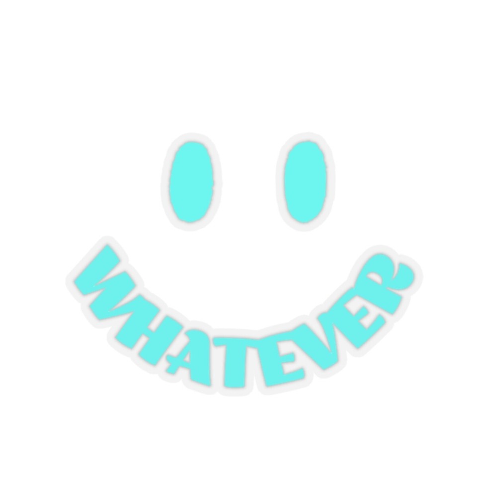 Whatever Smiley Sticker | eBay