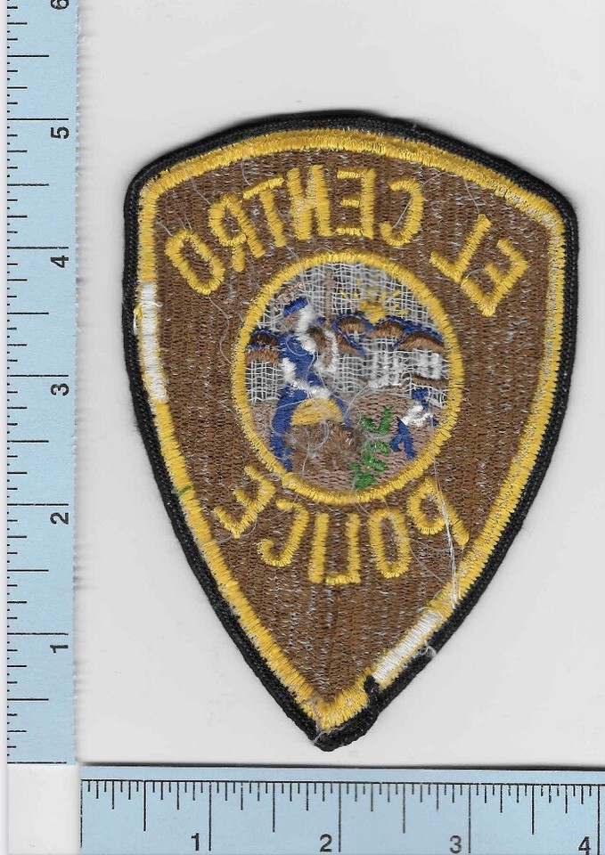 El Centro California Police Dept Shoulder Patch Vintage ObsoleteClothBk ...