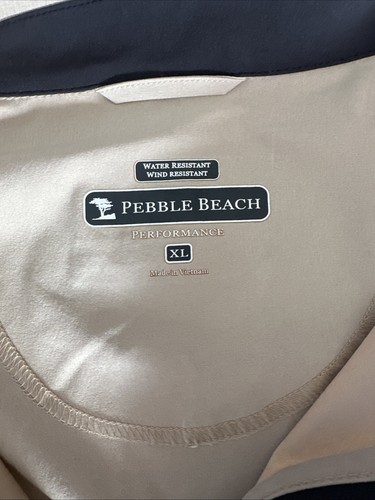 Pebble Beach Performance (XL) Men's Full Zip Jacket Golf Casual ...