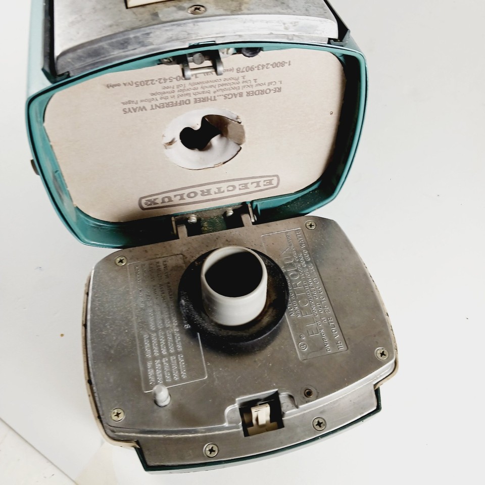 Vintage Electrolux Model 1205 Vacuum Cleaner Teal Canister Only Tested ...