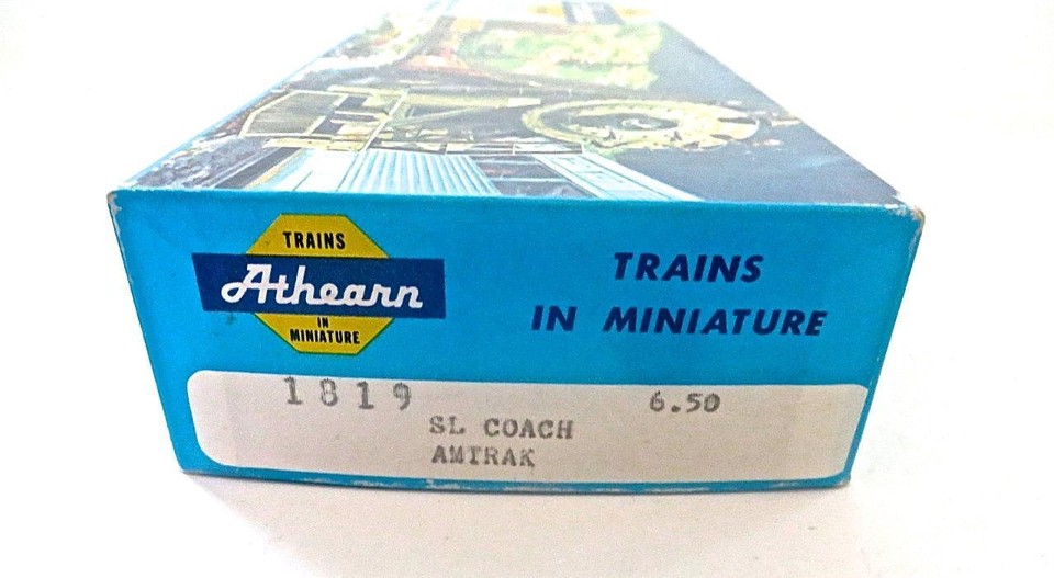 HO Athearn Upgraded Amtrak Streamlined Baggage Car #1040 Phase 1 Paint Low Ship | eBay