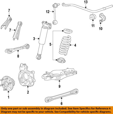 Cadillac GM OEM 13-17 ATS Rear Suspension-Spring Insulator 20767137 | eBay