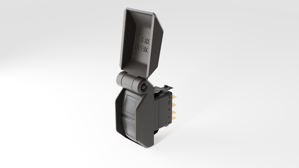 Rocker Switch Cover Guard Lid Protector Hinge Boat Truck UTV Marine RV ...