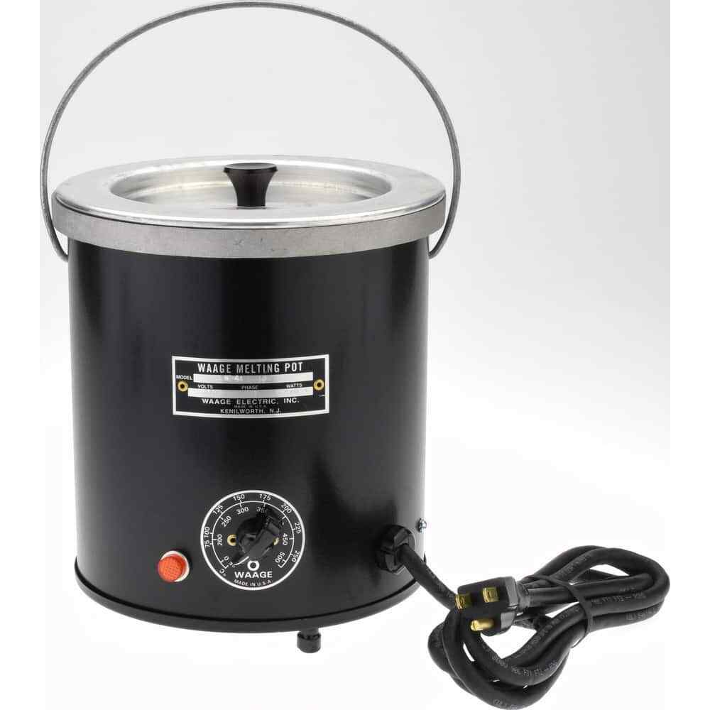 WAAGE WP4A-19-1 Dip Coating Melt Pot, 5" Deep, 2 Qt Capacity, 60 F ...
