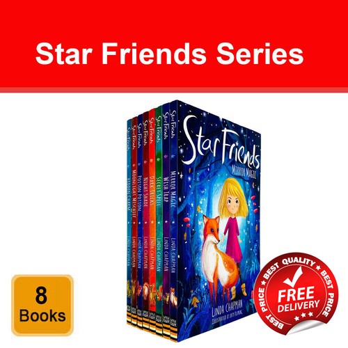 Star Friends Series 8 Books Collection Set by Linda Chapman Children's ...