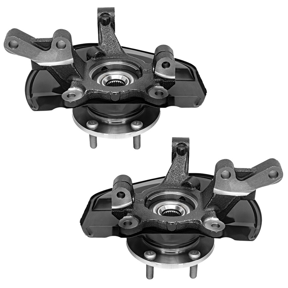 FWD Front Steering Knuckles Rear Wheel Bearing Hubs for Compass Patriot ...