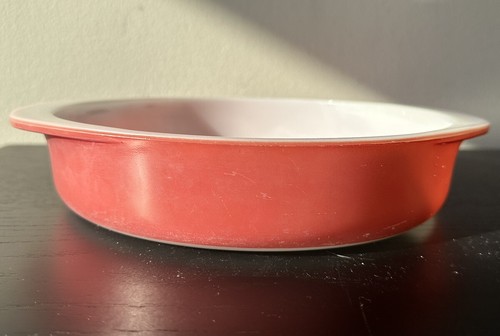 Vintage Pyrex 8 inch #221 Round Casserole Dish in Flamingo Pink | eBay