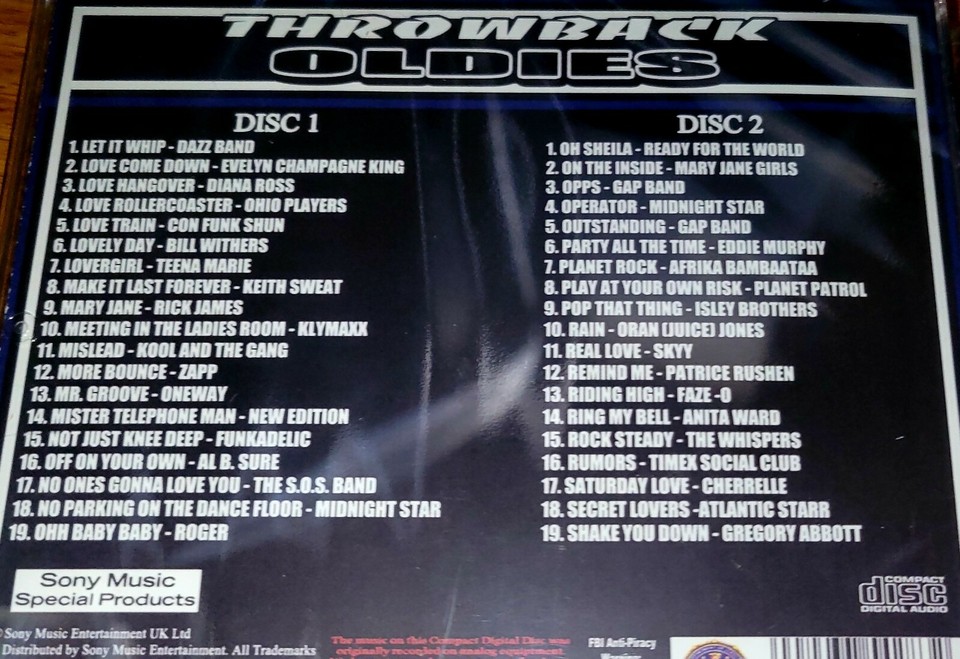 THROWBACK OLDSCHOOL VOL. 1,2,3 & 4 GET THE SET ALL 4 double cds | eBay