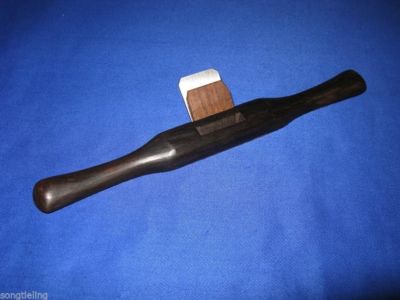 Nice Round Handle ebony spokeshave ( Stainless sheet bottom) # KH1046 ...
