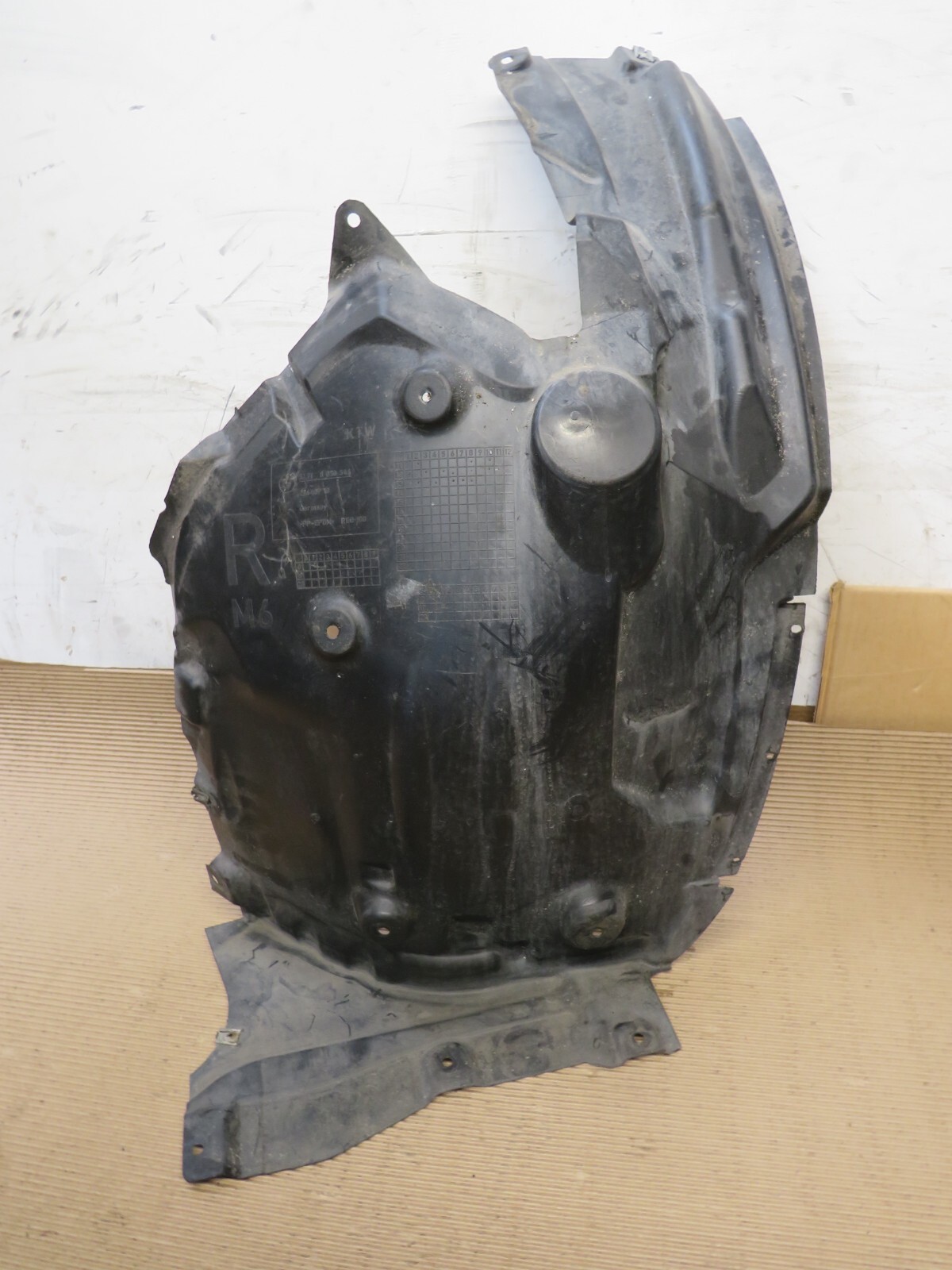 BMW F06 F12 F13 M6 FRONT RIGHT BACK SIDE FENDER LINER SPLASH SHIELD OEM ...