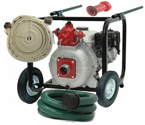 High Performance Portable Fire Pump and Hose System for Pool Wildfire ...