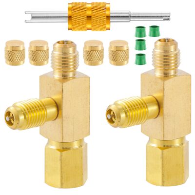 Quick Coupler Access Tee 1/4'' Valves Core Quick Coupler Tee Adapter ...