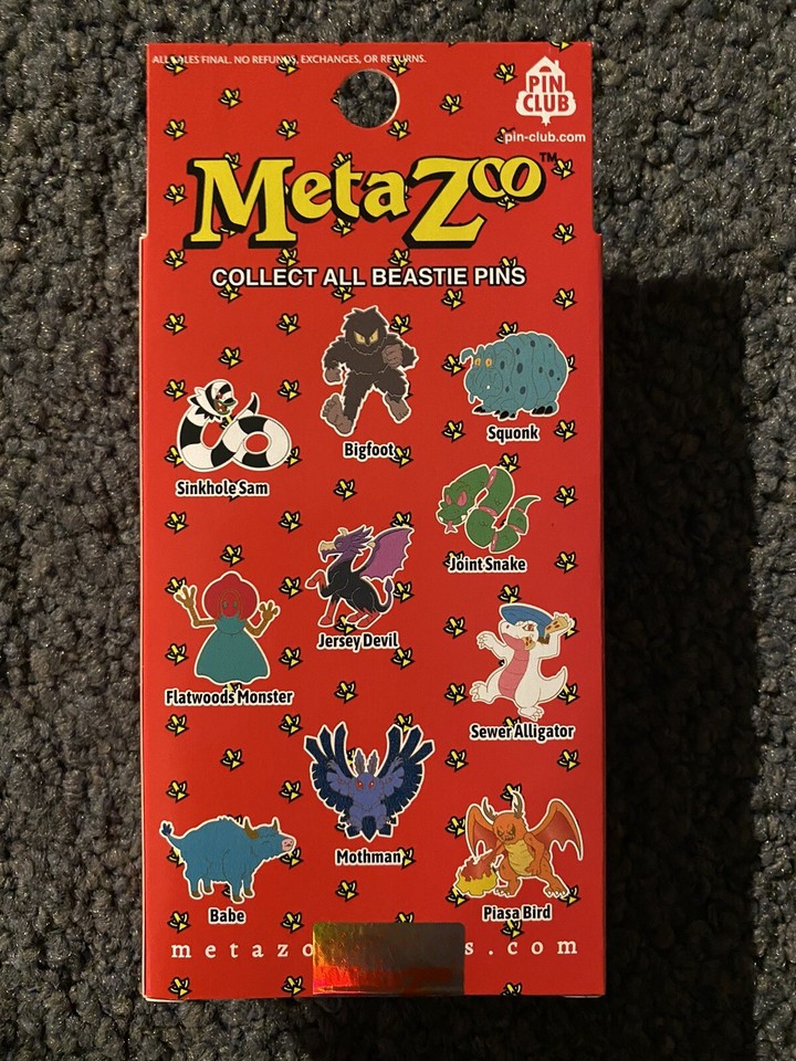 Metazoo Mothman 1st Edition pin and promo cards - Sealed - Metazoo Pin ...