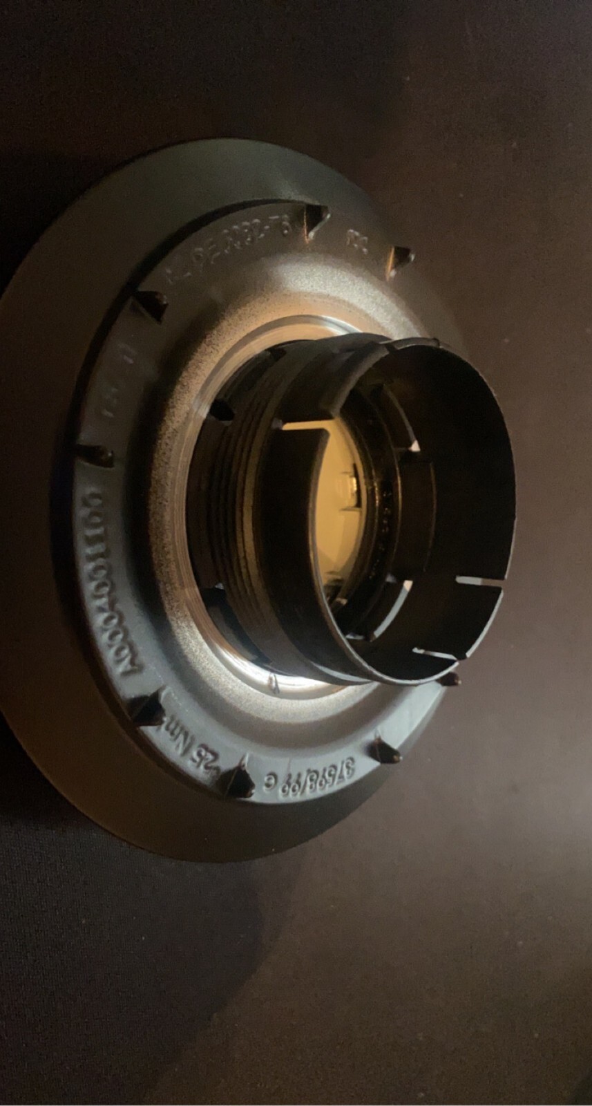 1 Genuine OEM Factory MERCEDES Black Center Wheel Hub Cap AMG ...