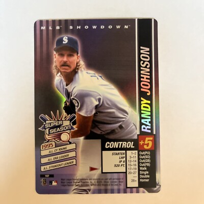 2002 MLB Showdown Randy Johnson, FOIL, Pennant Run/Super Season, #107, RARE | eBay
