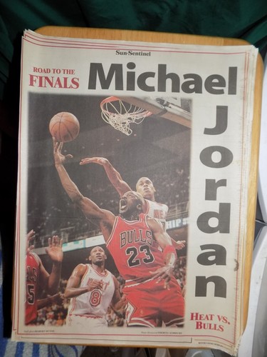 MIAMI HEAT 1997 ROAD TO THE FINALS STARTING 5 PLUS MICHAEL JORDAN ...