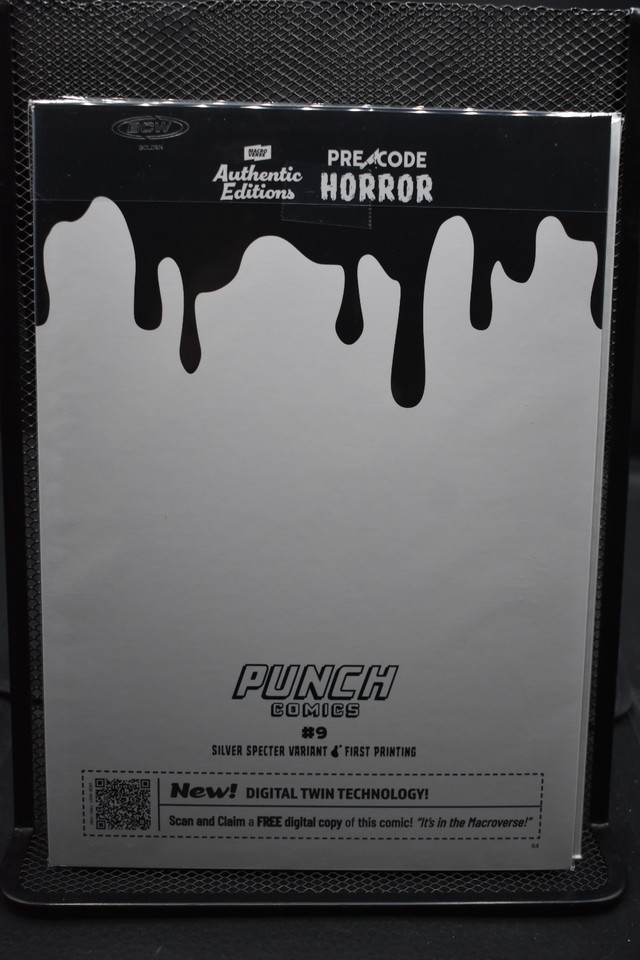 Punch Comics #9 Silver Specter Variant Macroverse Kickstarter Horror ...