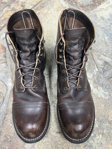 Red Wing 4606 Iron Ranger Boots, Brown Leather, Pre-Owned, Size 11.5 D ...