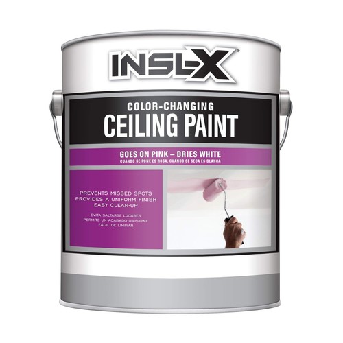 Color-Changing Acrylic Ceiling Paint, White, 1 Gallon, 128 Fl Oz (Pack ...