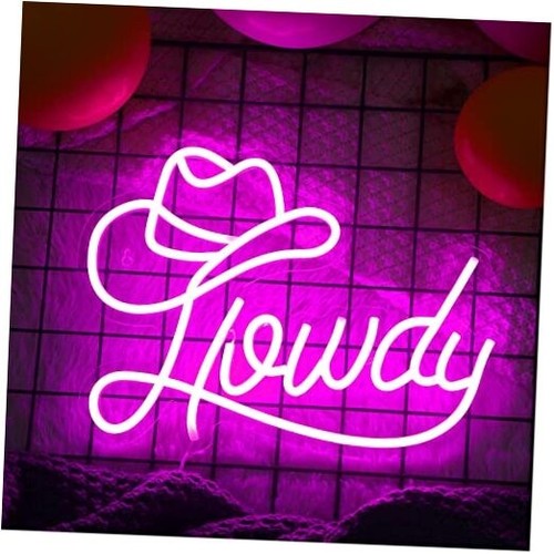 Howdy Neon Sign for Wall Decor Y2k Lighting LED Neon Light Preppy ...